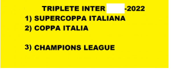 TRIPLETE DI COPPE INTER 2022-2023 | Meteoservice – E' tempo di.. Cambiare